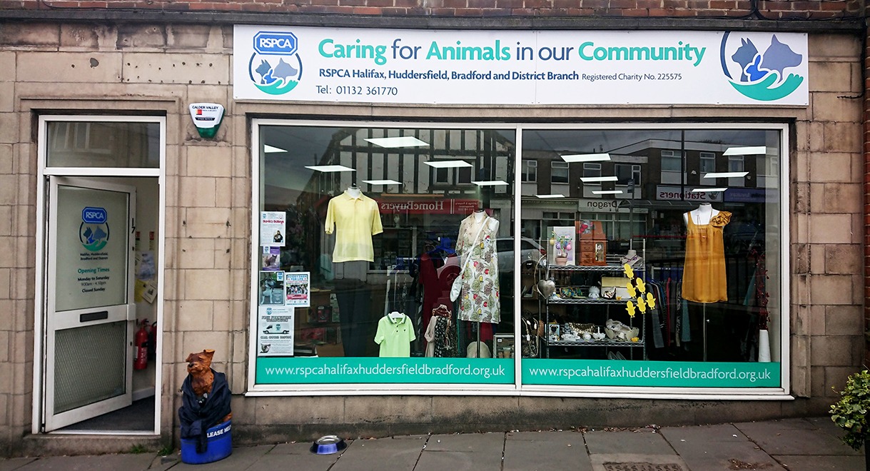 Our Charity Shops - RSPCA Halifax, Huddersfield, Bradford District Branch