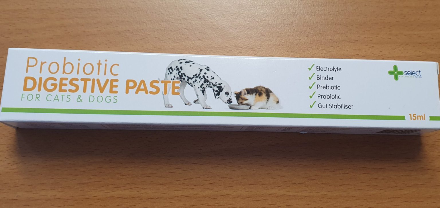 Probiotic digestion paste for cats and dogs 15mls - RSPCA Halifax ...