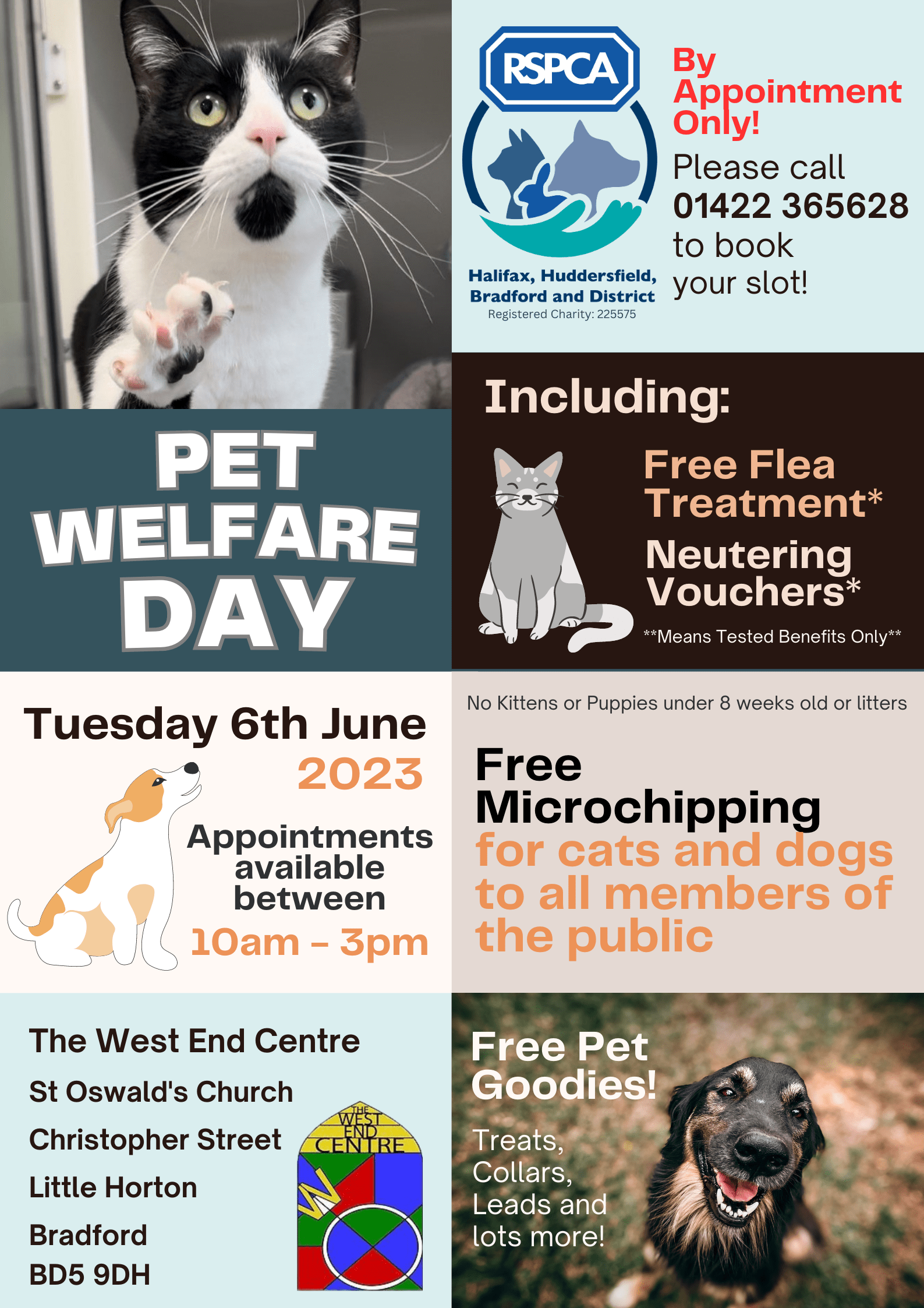 Welfare Event - Tuesday 6th June, Bradford - RSPCA Halifax ...
